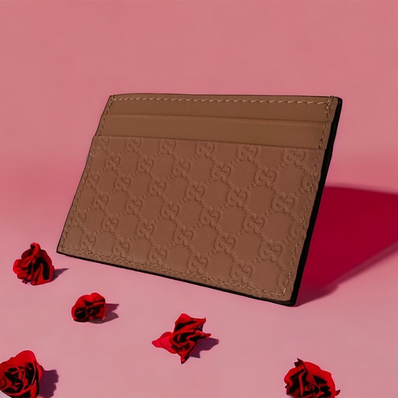 Gucci | Bags | Gucci Pink Cardholder Brand New With Authentic ...